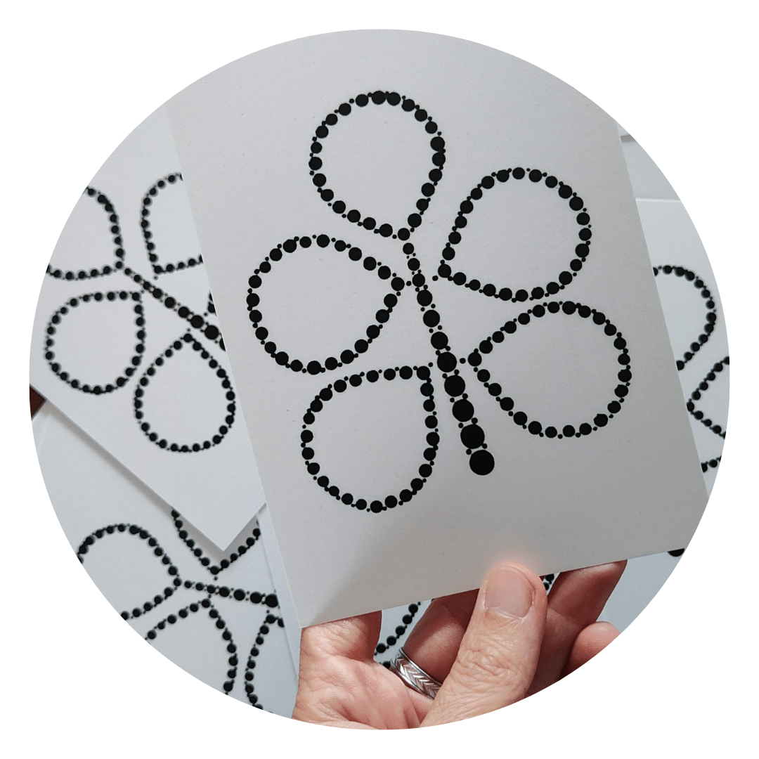 Autumn rules DIY ansichtkaarten + stickers • Dots Design.nl